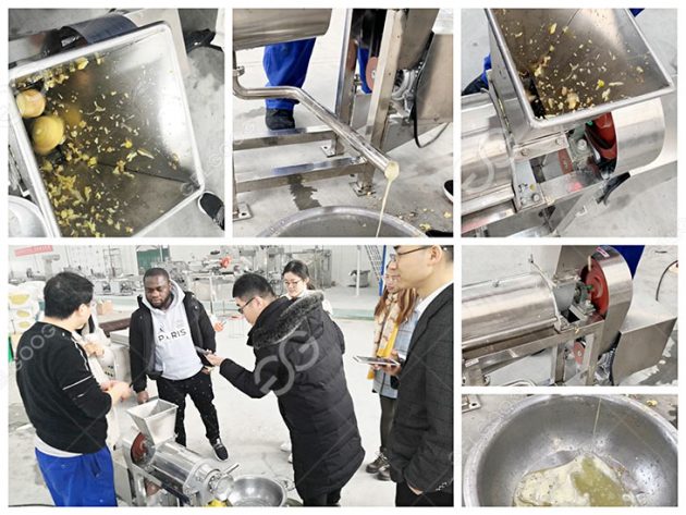 Industrial Ginger Juice Extractor Machine Vegetable Juice Making