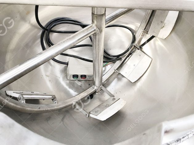 Stainless Steel Tomato Sauce Jacketed Kettle with Mixer