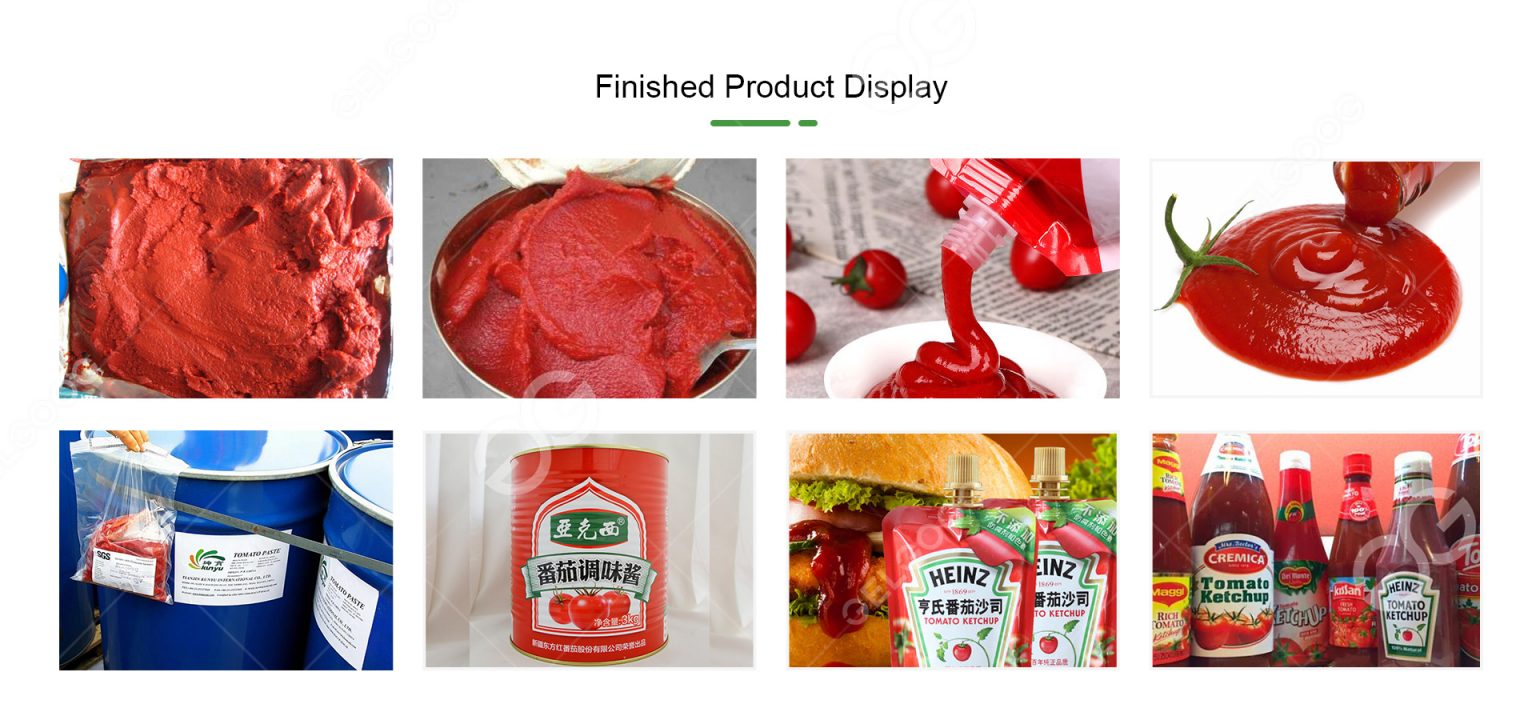 Small Scale Tomato Processing Plant With 250 kg/h Yield