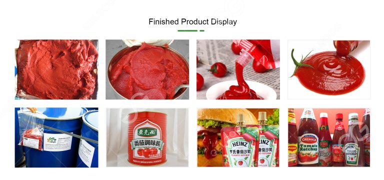 Small Scale Tomato Processing Plant With 250 kg/h Yield