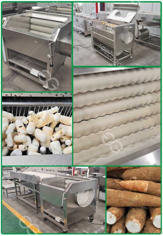 Cassava Washing and Peeling Machine for Cassava Processing