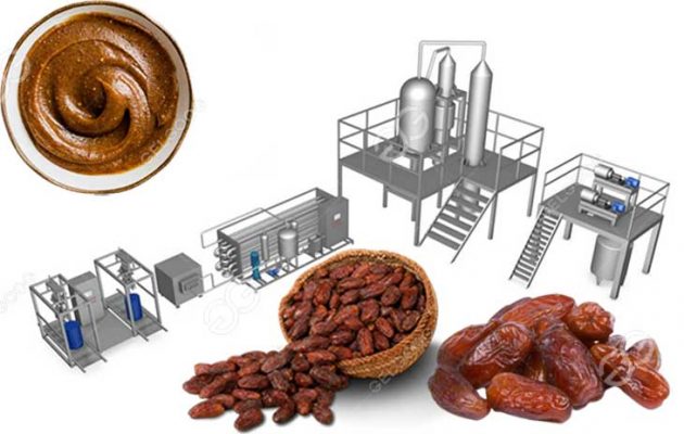 Date Palm Paste Production Line For 500kg/h Dried Dates Processing