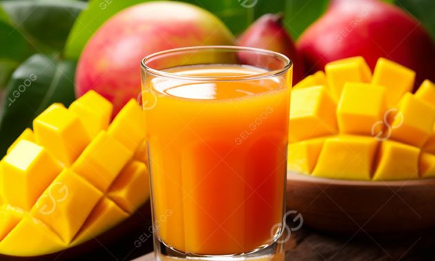 Mango Juice Making Process in Modern Factory - Professional Fruit And ...